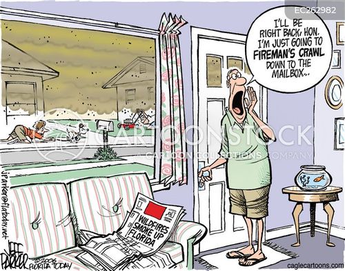 Fire Damage Cartoons and Comics - funny pictures from CartoonStock