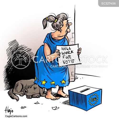 Will Work For Vote Cartoons and Comics - funny pictures from CartoonStock