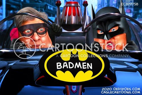 Badman Cartoons and Comics - funny pictures from CartoonStock