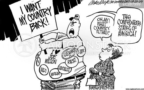 Breaking His Own Country Cartoons and Comics - funny pictures from ...
