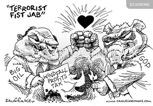Windfall Profit Cartoons and Comics - funny pictures from CartoonStock