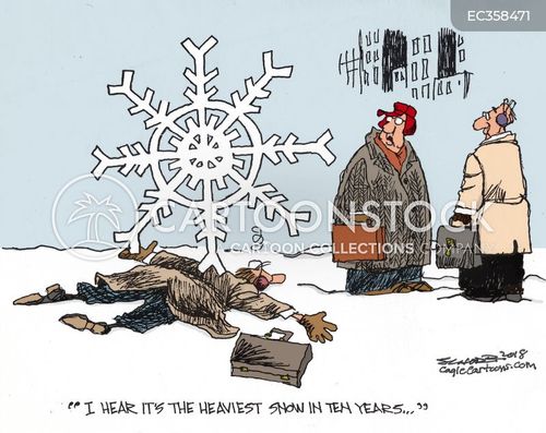 Winter Art Cartoons and Comics - funny pictures from CartoonStock