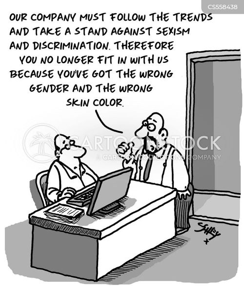 White Male Privilege Cartoons and Comics - funny pictures from CartoonStock