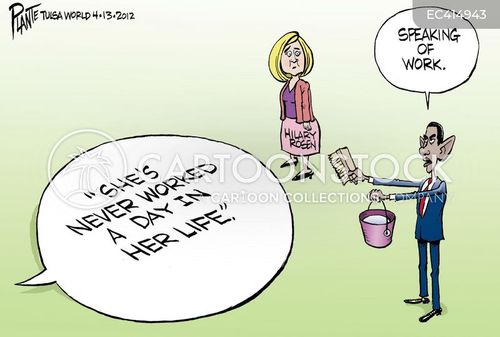 Hilary Rosen Cartoons and Comics - funny pictures from CartoonStock
