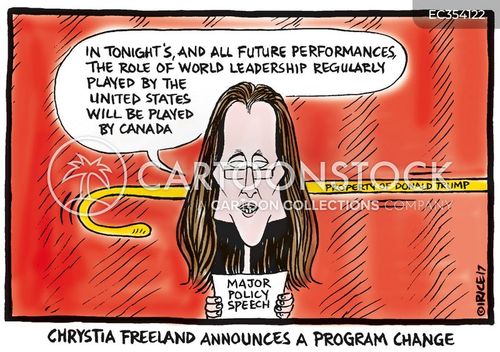 Chrystia Freeland Cartoons and Comics - funny pictures from CartoonStock