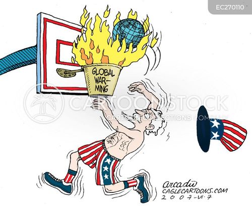 Flaming Globe Cartoons and Comics - funny pictures from CartoonStock