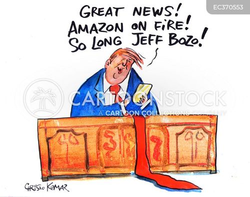 Amazon Fires Cartoons and Comics - funny pictures from CartoonStock