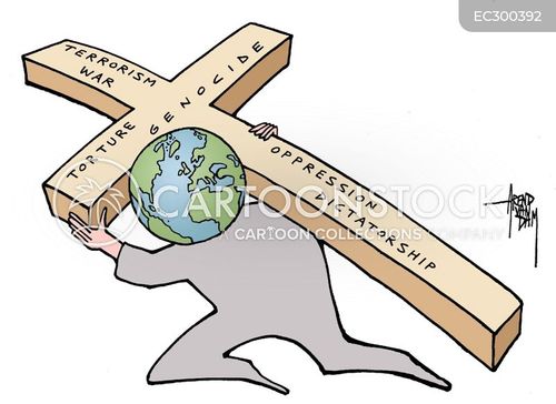 Cross The World Cartoons and Comics - funny pictures from CartoonStock