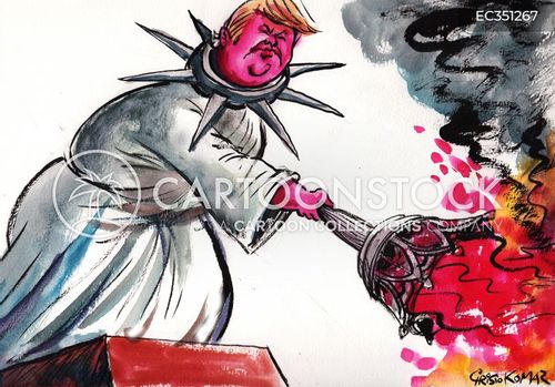 Mr Liberty Cartoons and Comics - funny pictures from CartoonStock