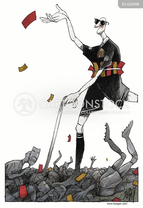 Soccer Referee Cartoons and Comics - funny pictures from CartoonStock