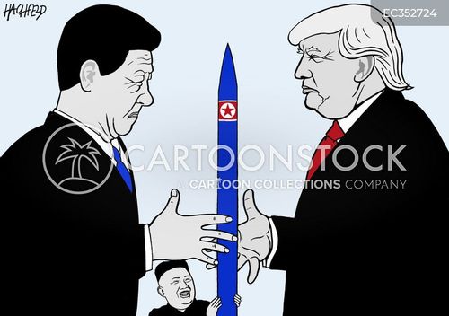 China-usa Summit Cartoons and Comics - funny pictures from CartoonStock
