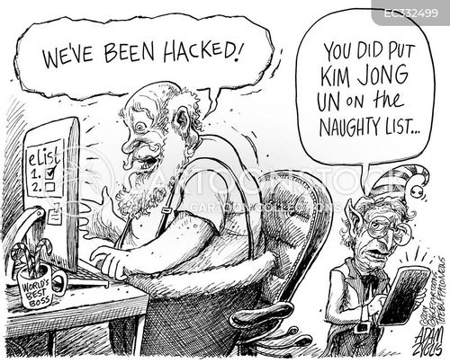 Sony Hacking Cartoons and Comics - funny pictures from CartoonStock