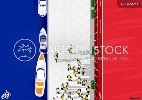 Societal Division Cartoons and Comics - funny pictures from CartoonStock