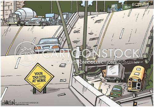 Bridge Collapse Cartoons and Comics - funny pictures from CartoonStock