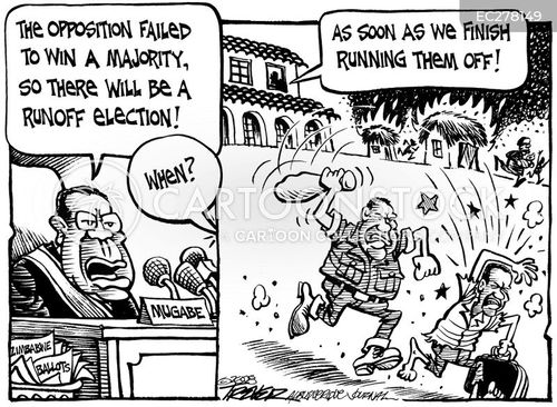 Election Runoff Cartoons and Comics - funny pictures from CartoonStock