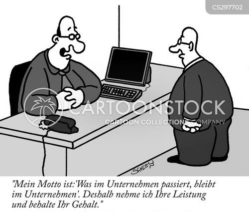 Cartoons und Karikaturen mit Motto