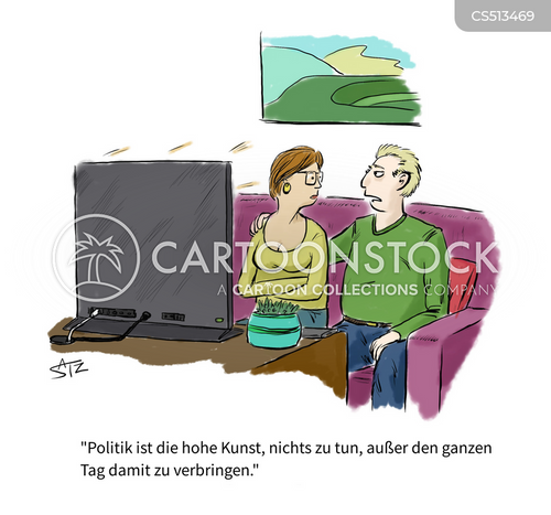 Cartoons und Karikaturen mit Die Kunst Der Politik