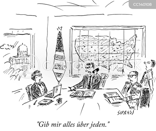 Cartoons und Karikaturen mit National Security Agency