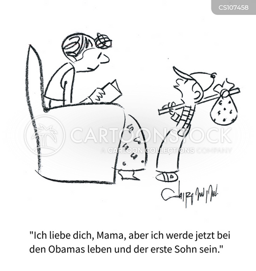 Cartoons und Karikaturen mit Erster Sohn