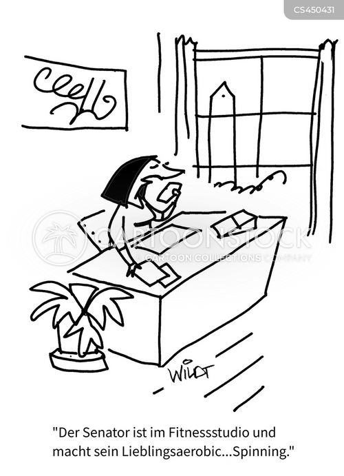 Cartoons und Karikaturen mit Spinning
