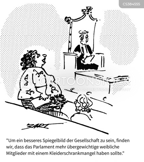 Cartoons und Karikaturen mit Diverse Gesellschaft