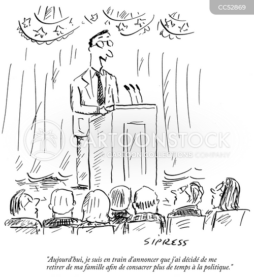 Dessins humoristique et caricaturés avec Partis Politiques