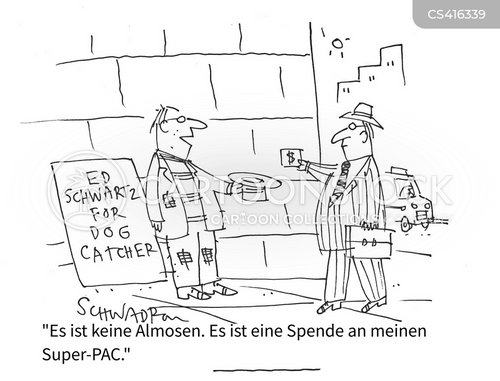 Cartoons und Karikaturen mit Superpac