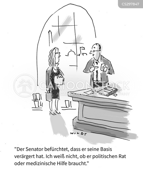 Cartoons und Karikaturen mit Politischer Stress