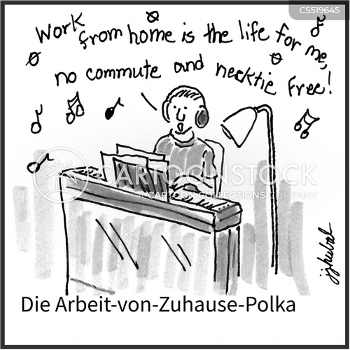 Cartoons und Karikaturen mit Der Polka