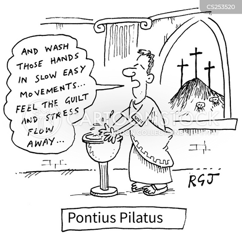 Cartoons und Karikaturen mit Pontius