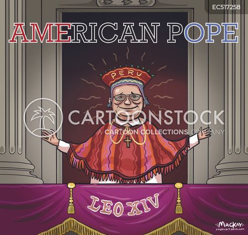 Pope Leo Xiv Cartoons and Comics - funny pictures from CartoonStock