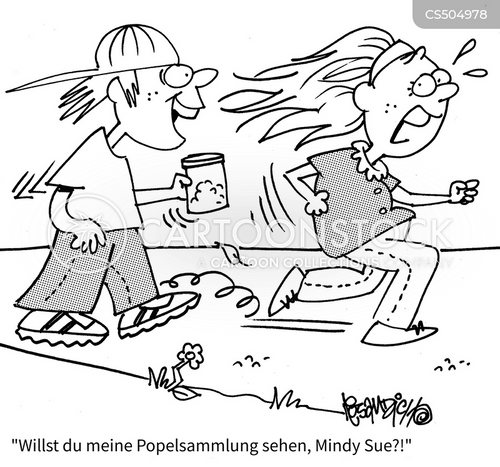 Cartoons und Karikaturen mit Popel