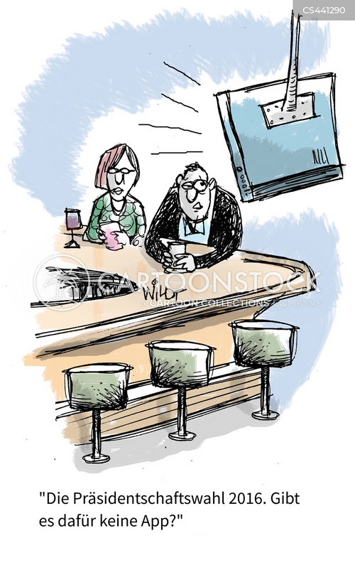 Cartoons und Karikaturen mit Wahlen 2016