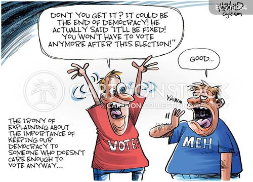 Democracy In Peril Cartoons and Comics - funny pictures from CartoonStock