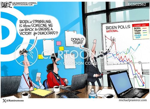 Biden Unpopularity Cartoons and Comics - funny pictures from CartoonStock