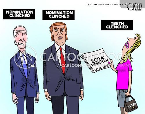Election Rematch Cartoons and Comics - funny pictures from CartoonStock