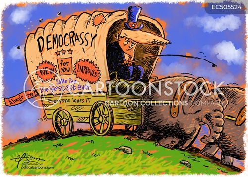 Largest Democracy Cartoons and Comics - funny pictures from CartoonStock