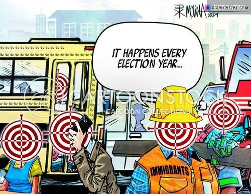 Presidential Target Cartoons and Comics - funny pictures from CartoonStock