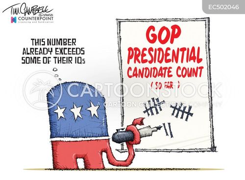 Presidential Iq Cartoons and Comics - funny pictures from CartoonStock