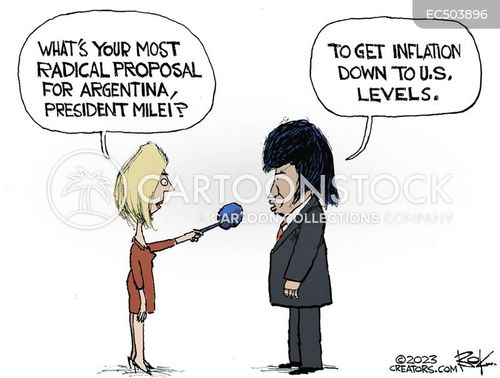 President Milei Cartoons and Comics - funny pictures from CartoonStock