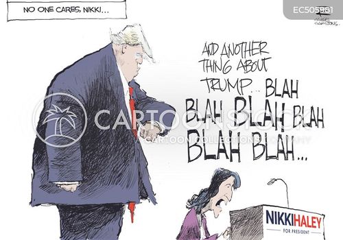 Nikki Haley Campaign Cartoons and Comics - funny pictures from CartoonStock