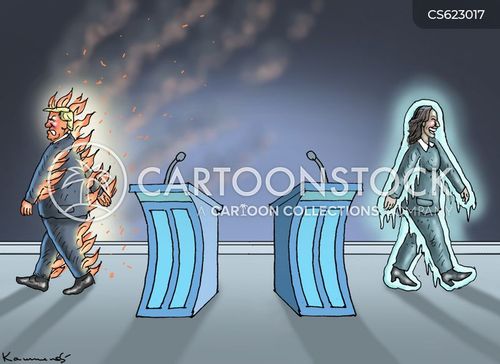Presidential Debates Us Cartoons and Comics - funny pictures from ...