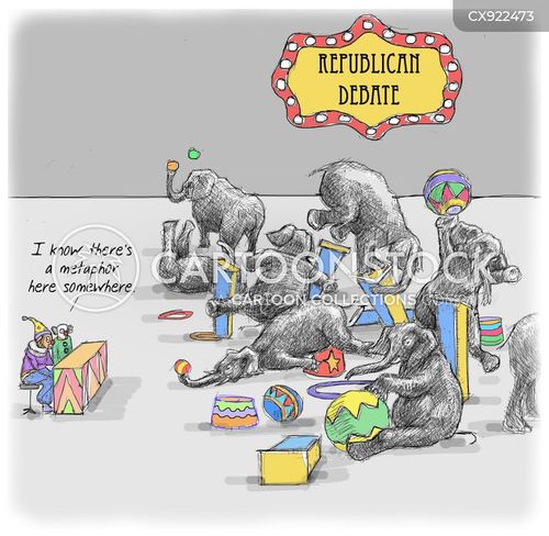 Republican Party Debate Cartoons and Comics - funny pictures from ...
