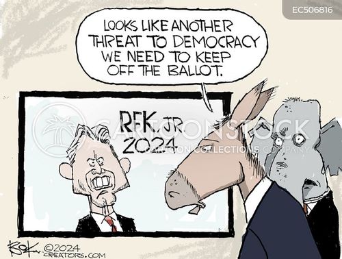 Rfk Jnr 2024 Cartoons and Comics - funny pictures from CartoonStock