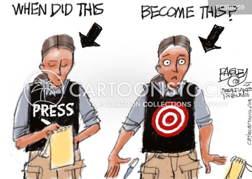 Press Safety Cartoons and Comics - funny pictures from CartoonStock