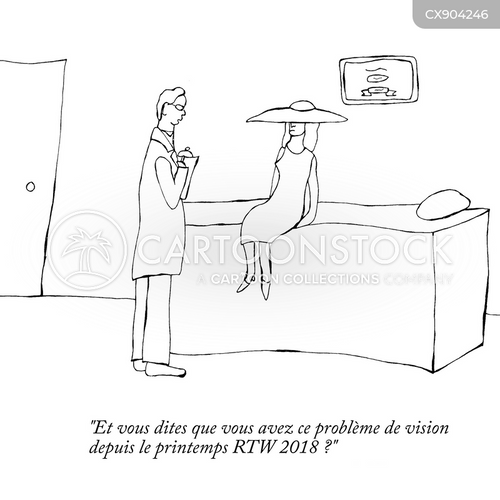 Dessins humoristique et caricaturés avec Problème De Vue