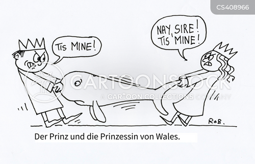 Cartoons und Karikaturen mit Prinz Von Wales