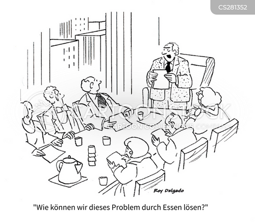 Cartoons und Karikaturen mit Problem