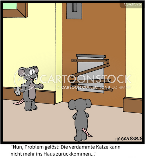 Cartoons und Karikaturen mit Problem