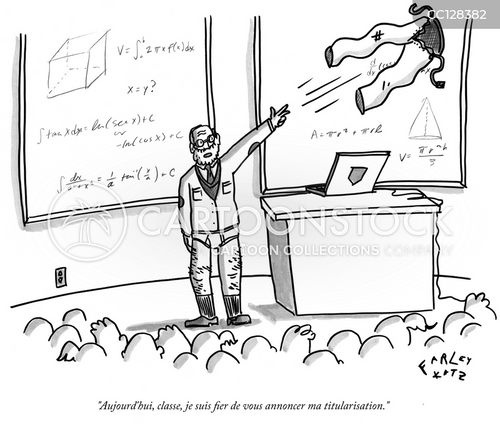 Dessins humoristique et caricaturés avec Professeur